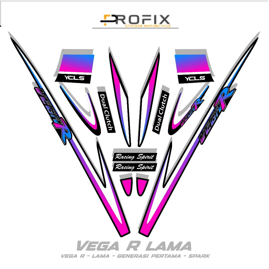 Jual STRIPING YAMAHA VEGA R LAMA MOTIF 1 /2005-2013/DECAL/VINTAGE ...