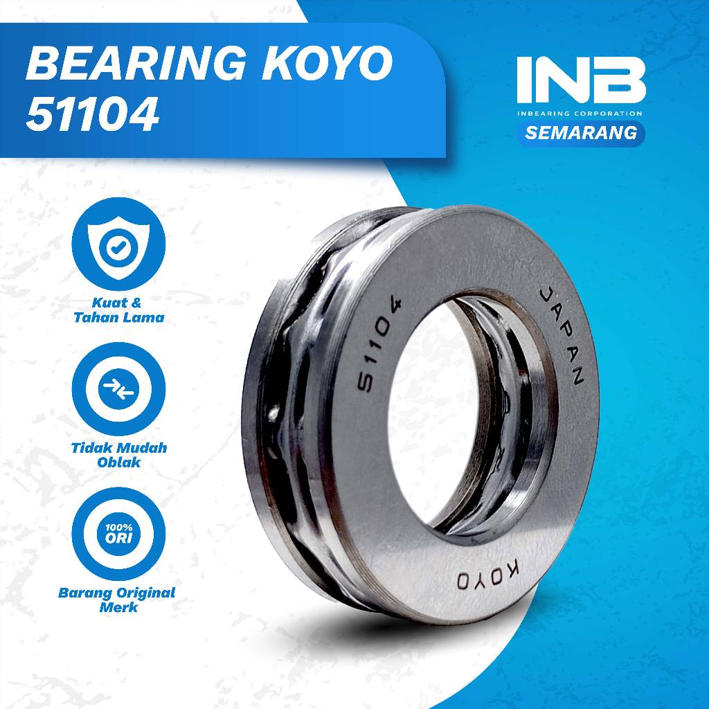 Jual Laker Bearing 51104 KOYO Bearing Shock Depan Espass S91 Original KOYO INB SEMARANG | Shopee ...