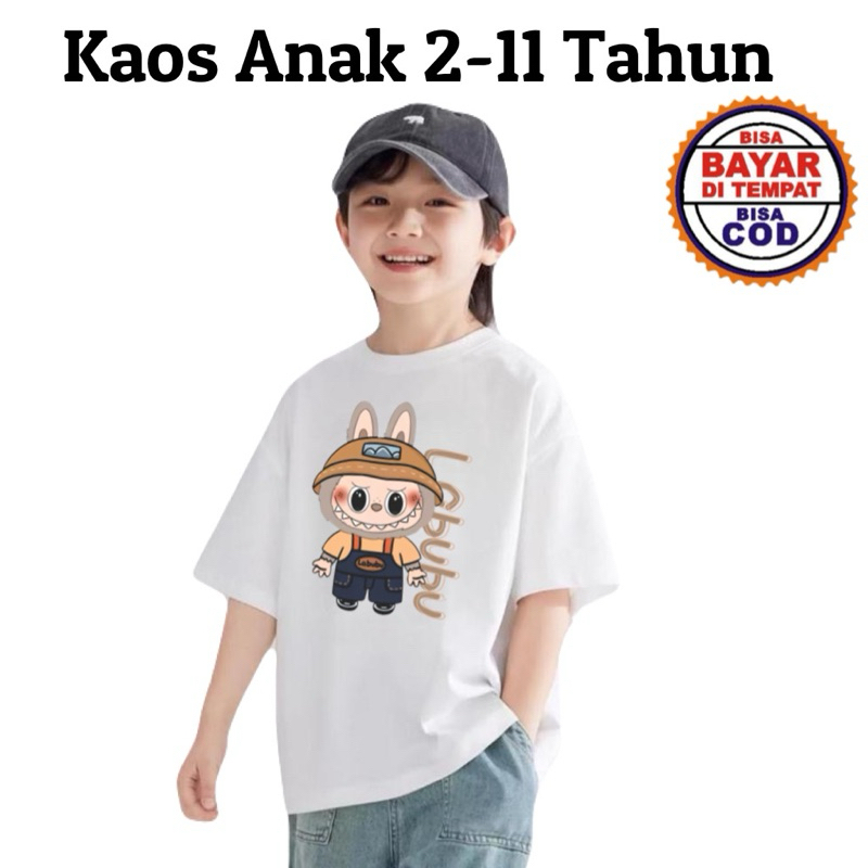 Jual BAJU KAOS LABUBU / KAOS LABUBU VIRAL / ATASAN ANAK LAKI LAKI | Shopee Indonesia