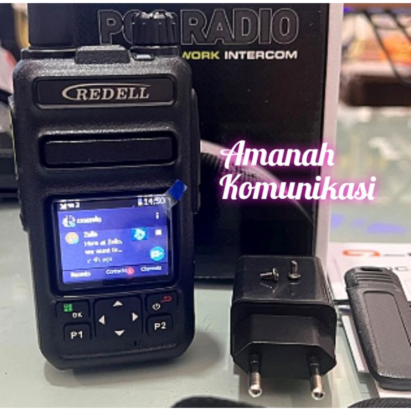 Jual Ht Poc Redel Ds 368 4G wifi zello walkiefleet tipe c charger ...