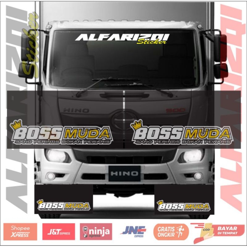 Jual kepet depan hino/ kepet depan truck. tulisan bisa request | Shopee ...