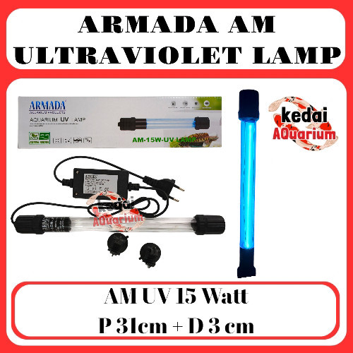 Jual LAMPU UV ARMADA AM 15 WATT ULTRAVIOLET 15W AQUARIUM KOLAM | Shopee Indonesia