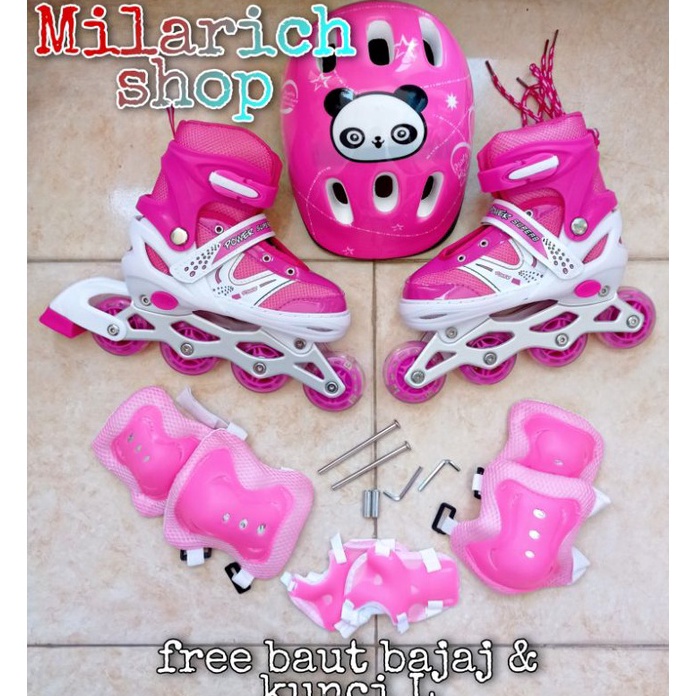 Jual Serbuuuu PROMO Sepatu Roda Anak POWER Sepatu Roda Bajaj Free Baut ...