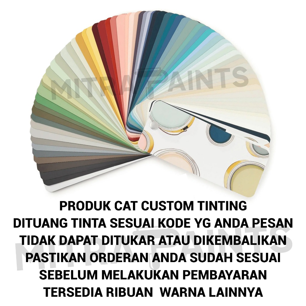Jual RK [PART 2] CUSTOM TINTING VINILEX 5 KG NIPPON PAINT / CAT TEMBOK ...