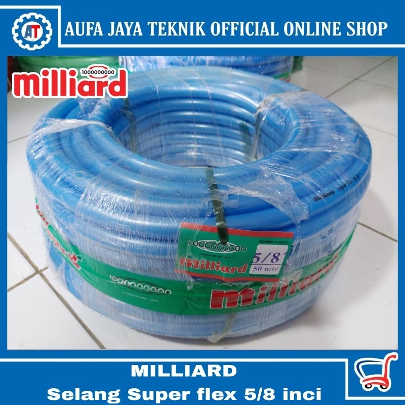 Jual milliard selang super flex 5/8inc, selang air 5/8 untuk kran air 10meter | Shopee Indonesia