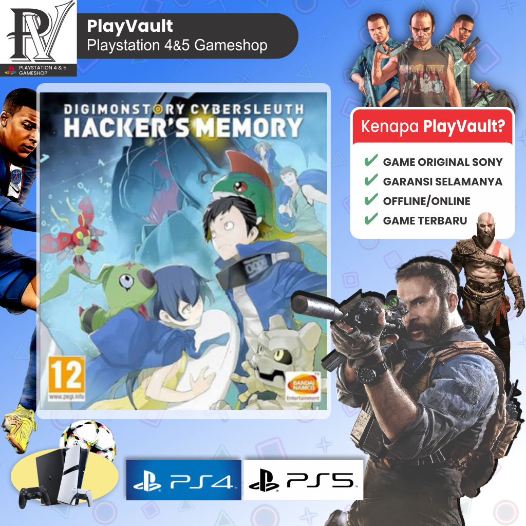 Jual Digimon Story Cyber Sleuth - Hacker's Memory PS4 PS5 | Shopee ...