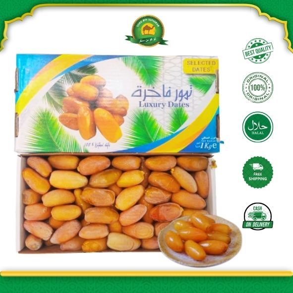 Jual Kurma Ruthob Libya 1kg kurma Setengah Matang Panen Terbaru Frozen ...