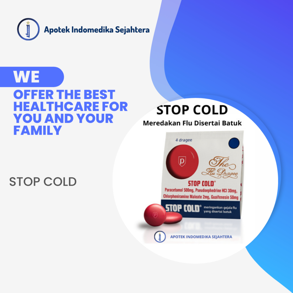 Jual STOP COLD/TABLET PEREDA FLU DISERTAI BATUK | Shopee Indonesia