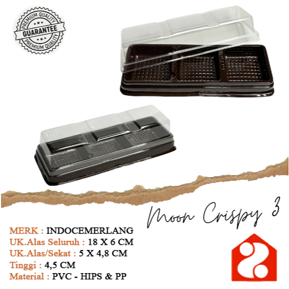 Jual mika moon crispy sekat 3 / mika mochi 3 biji / tempat mochi ...