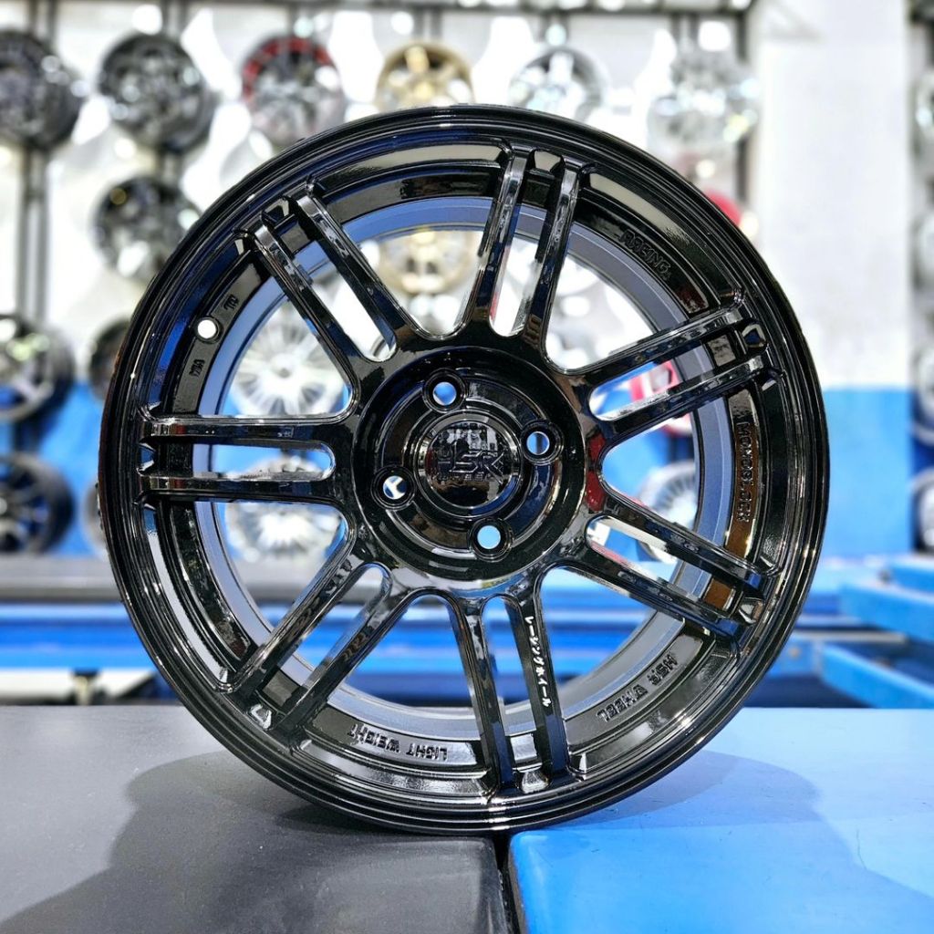 Jual Velg mobil yaris bakpao ring 16 HSR BOON BOROKO single pcd 4x100 white | Shopee Indonesia