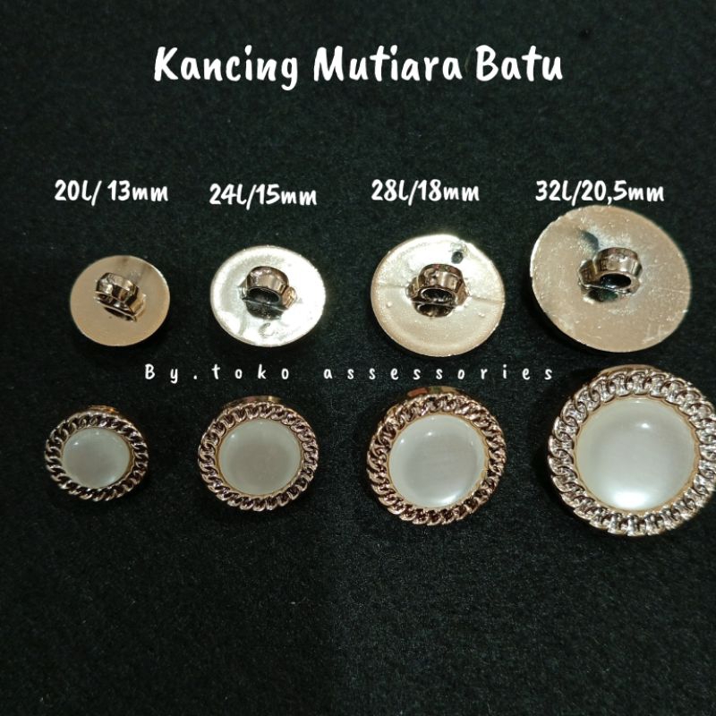 Jual kancing fashion mutiara | kancing Mutiara batu | kancing gamis ...