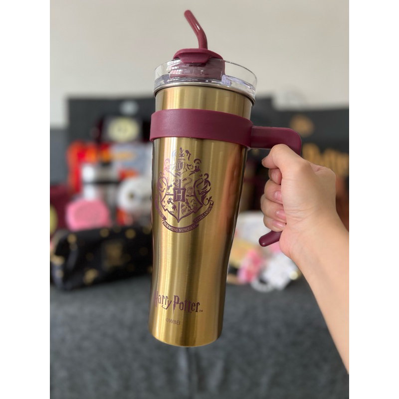 Jual READY STOCK Miniso x Harry Potter Tumbler Gold Original Limited ...