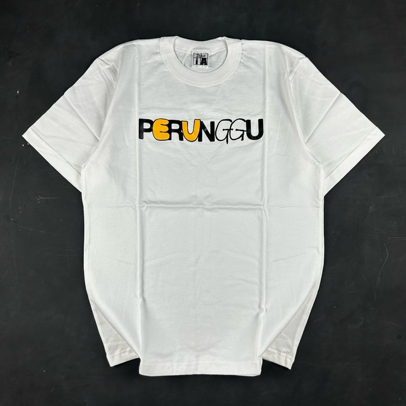 Jual KAOS BAND PERUNGGU 'TYPOGRAPH' OFFICIAL MERCHANDISE | Shopee Indonesia