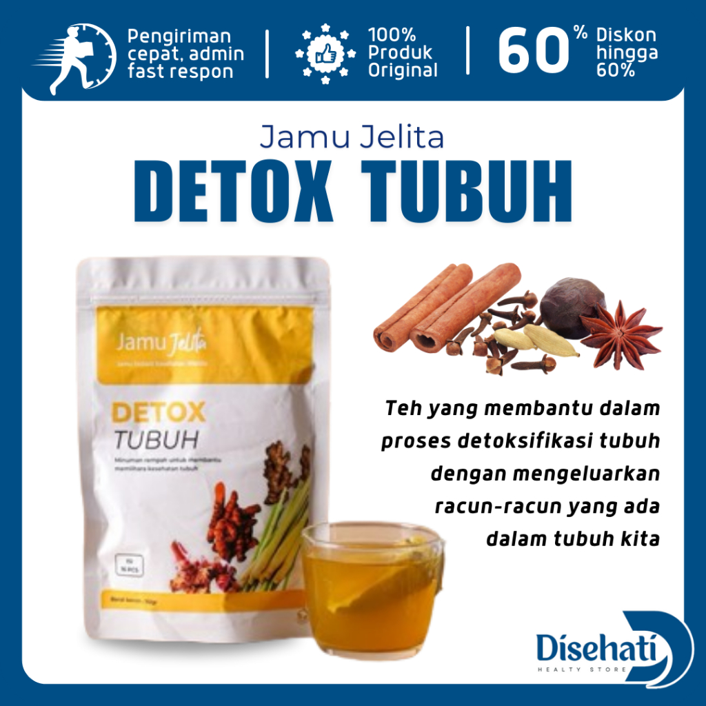 Jual DETOX TUBUH Jamu Jelita Teh Detox Pencernaan dan Mengatasi Jerawat ...