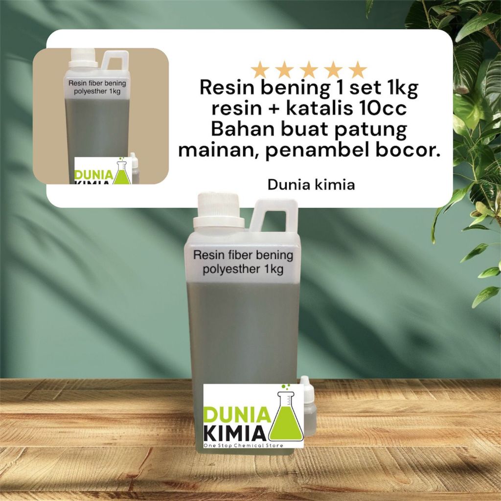 Jual RESIN BENING 108 1KG SUPER BENING+CATALIS 20ml-FIBERGLASS-KATALIS ...