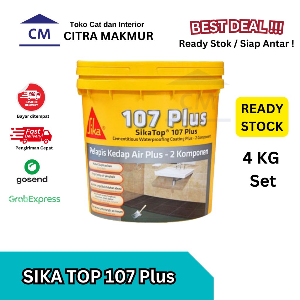 Jual Sika Top 107 Waterproofing - 4 Kg Set (Lapisan / Acian ...