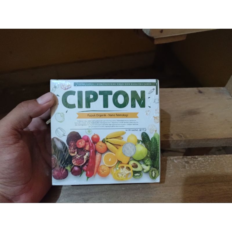 Jual Promo..!!! Pupuk Organik Paten CIPTON 1 BOX ( isi 20 sachet @ 15 ...