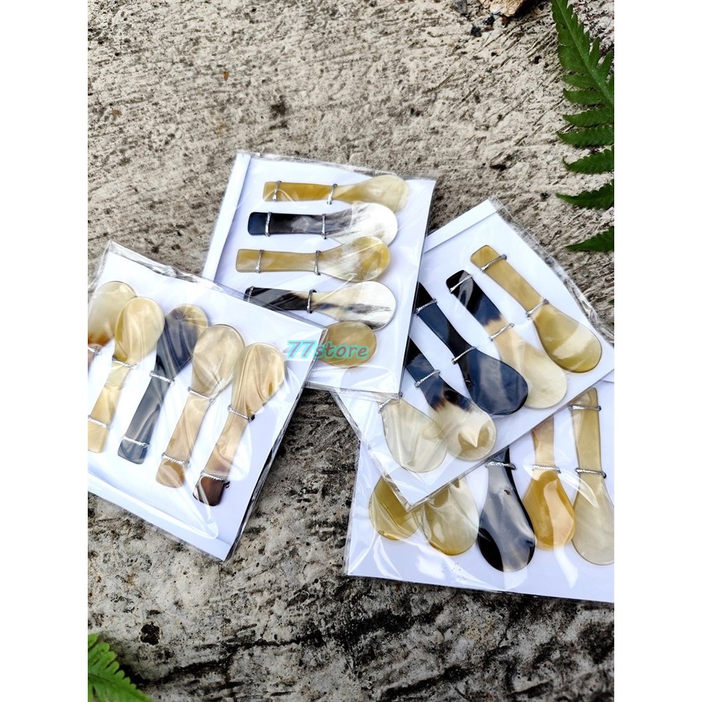 Jual Sendok set bahan Tanduk sapi Mini – Elegan dan Unik | Shopee Indonesia