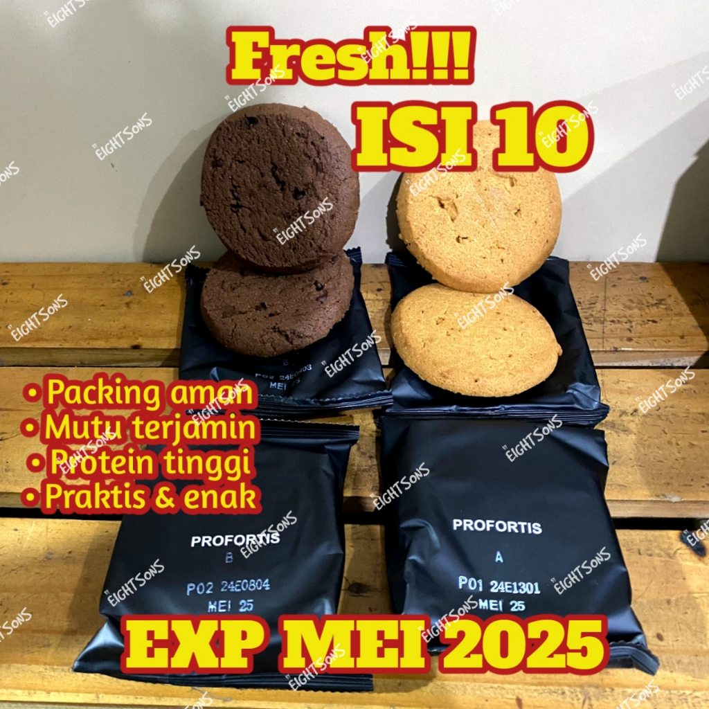 Jual PROMO (10 PCS) SEPTEMBER 2025 PROFORTIS CEMILAN COOKIES BISKUIT ...