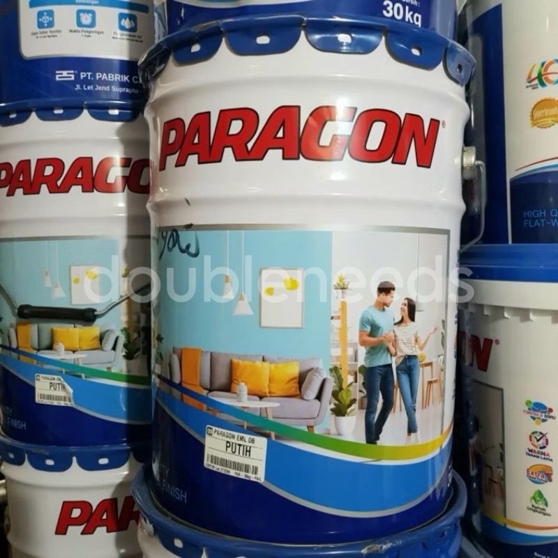 Jual CAT TEMBOK PARAGON PUTIH 30KG PARAGON 1PAIL 30KG | Shopee Indonesia