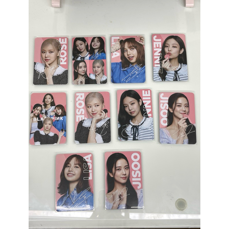 Jual blackpink bp oreo jisoo jennie lisa rose full set photocard pc ...