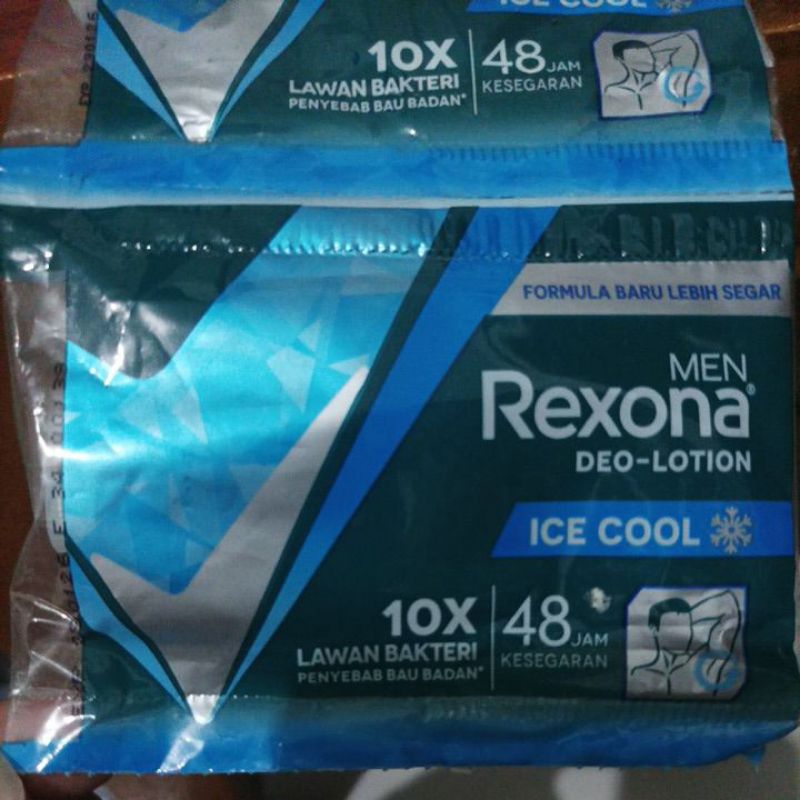 Jual rexona diodorant saset men ice coll isi 6 pcs | Shopee Indonesia