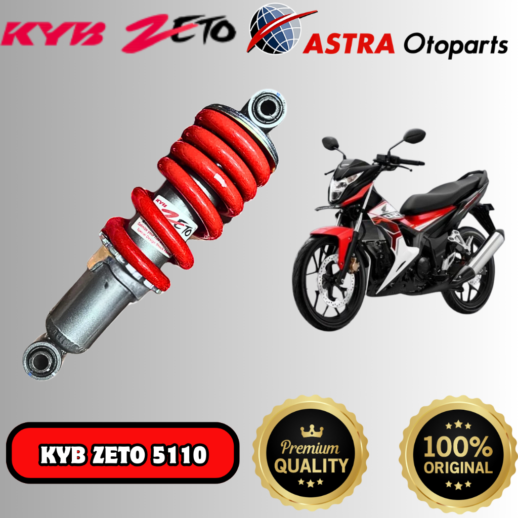 Jual MONOSHOCK MOTOR HONDA SONIC 150 KYB ZETO ZT 5110 SHOCKBREAKER SHOCK ABSORBER SOK BELAKANG ...