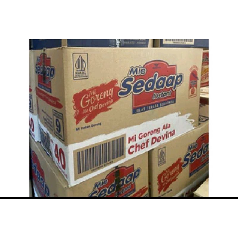 Jual Mie Sedaap goreng ala chef Devina 93 gram [ 1 Dus isi 40 Pcs ...