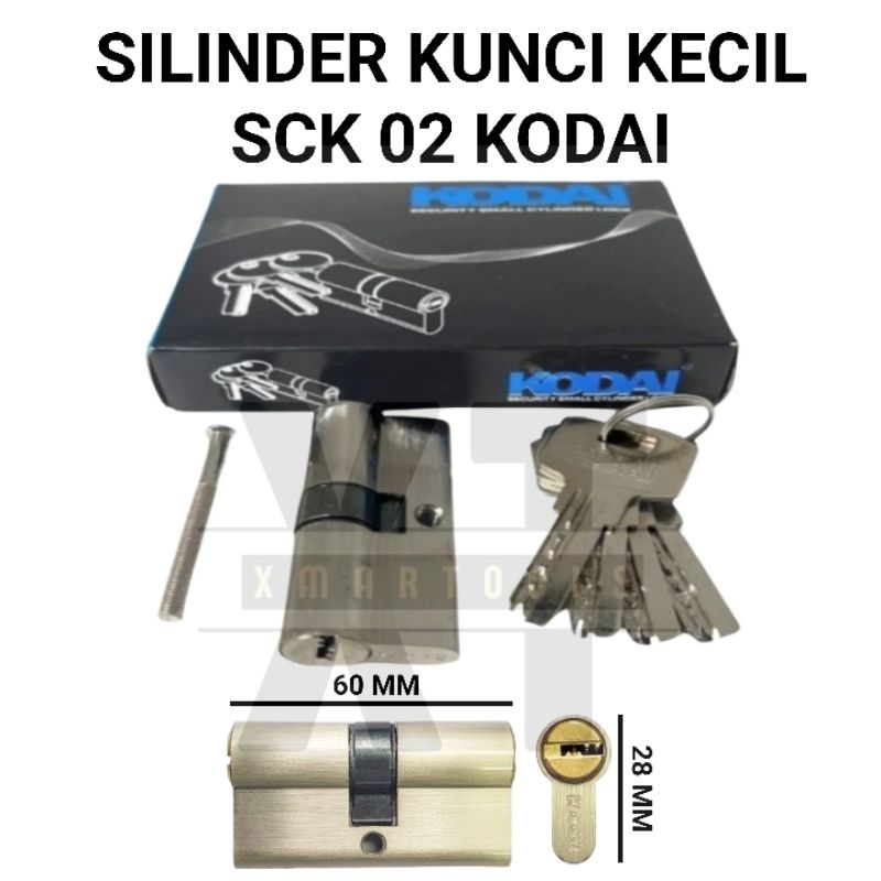 Jual CYLINDER LOCK kunci anak silinder kunci pintu kecil KODAI SCK 02 ...