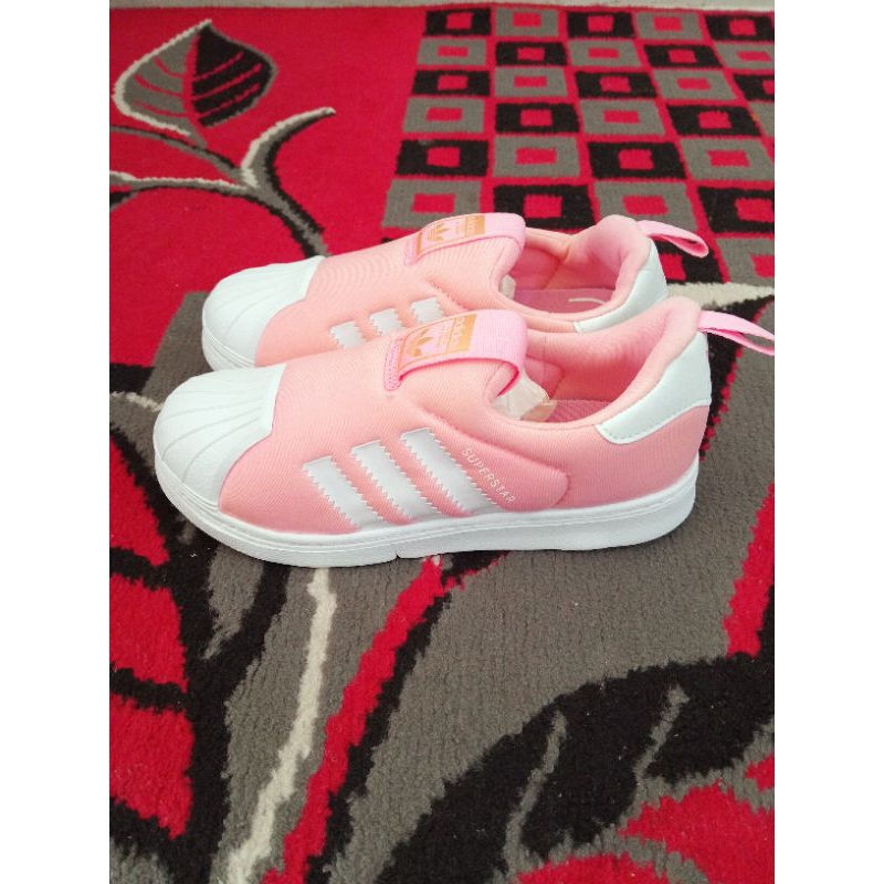 Jual Sepatu Adi Superstar pink size 35/23cm | Shopee Indonesia
