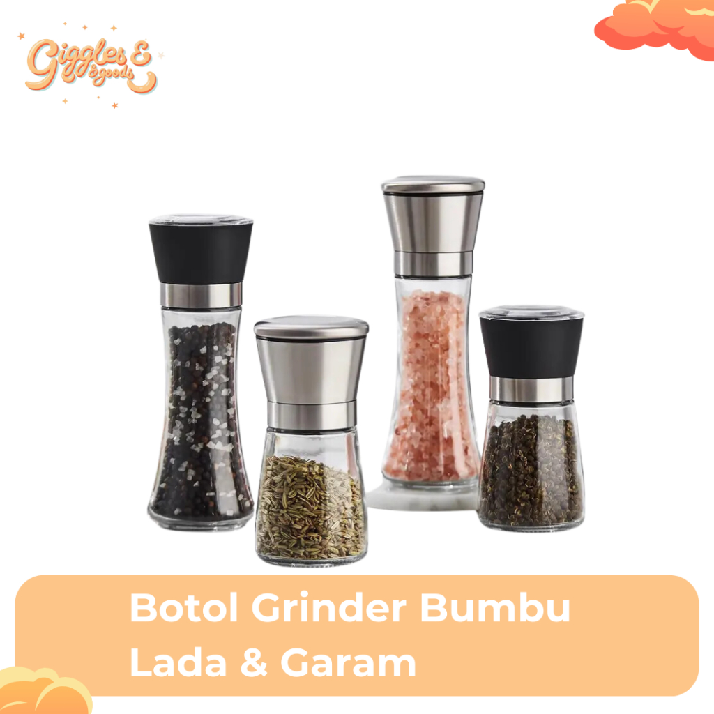 Jual Botol Grinder Lada Merica Manual Putar Penggiling Bumbu Garam Cabe ...