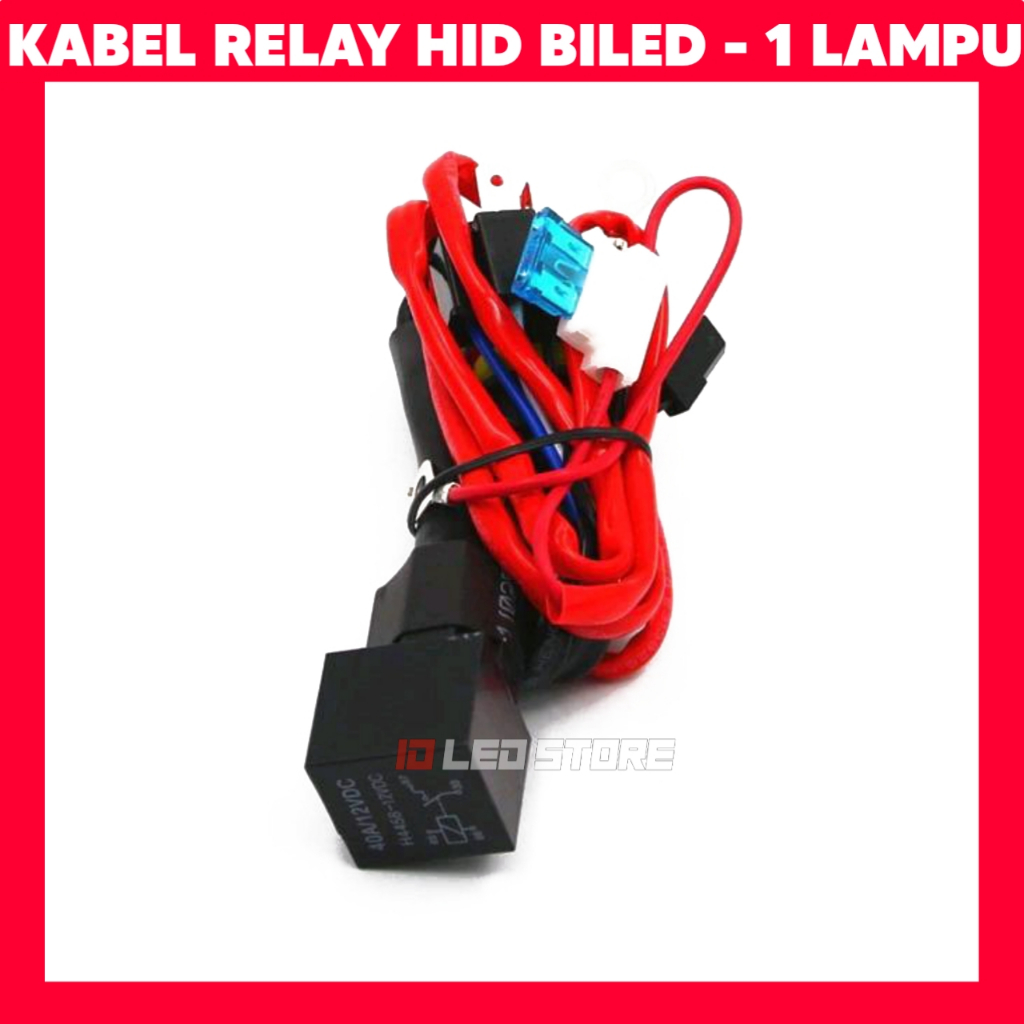 Jual IK3 Kabel Relay Biled Dan Relay Super HID Motor 1 Lampu Kabel Set ...
