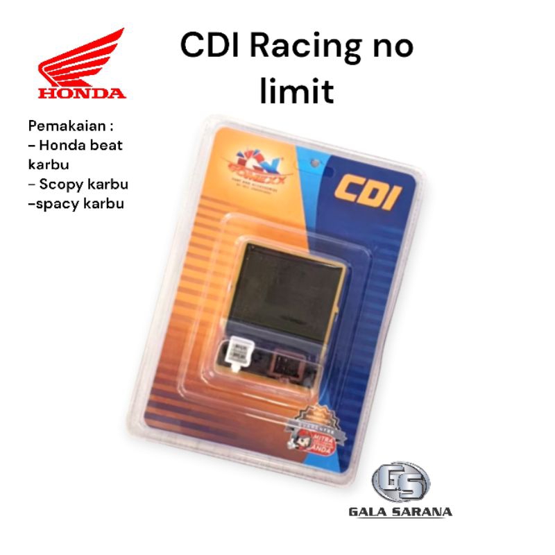 Jual CDI racing no limit gomexx beat karbu spacy karbu scopy | Shopee ...