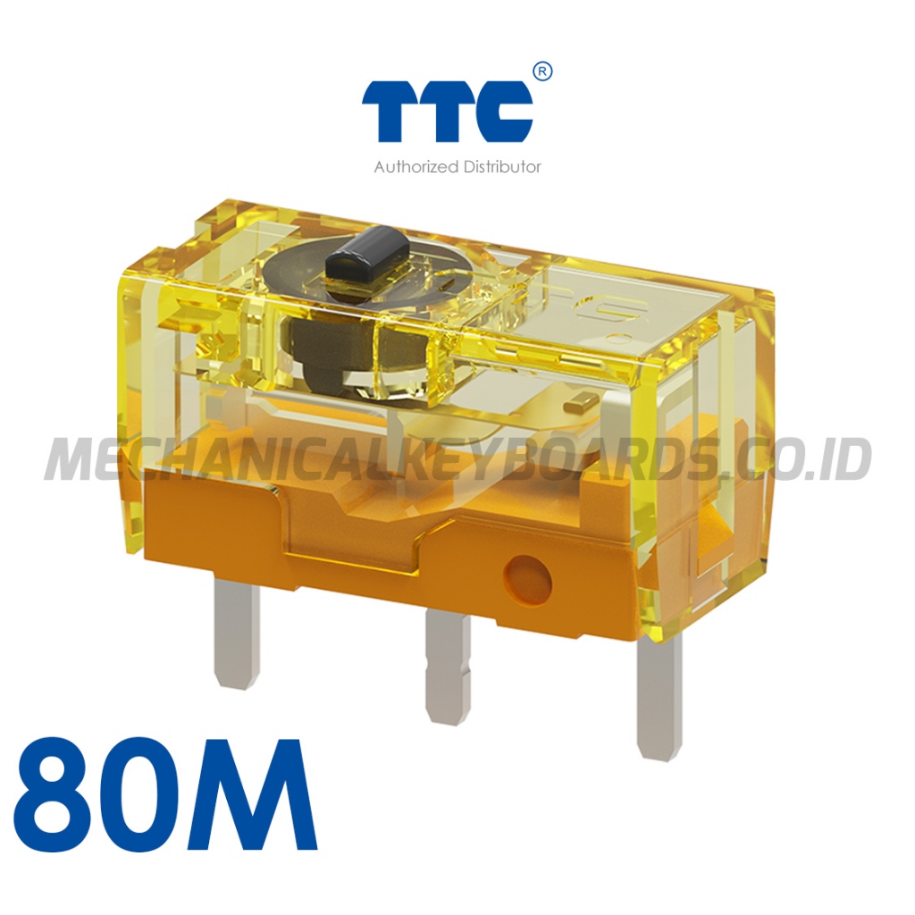 Jual TTC Dustproof Gold 80M Mouse Micro Switch | Shopee Indonesia