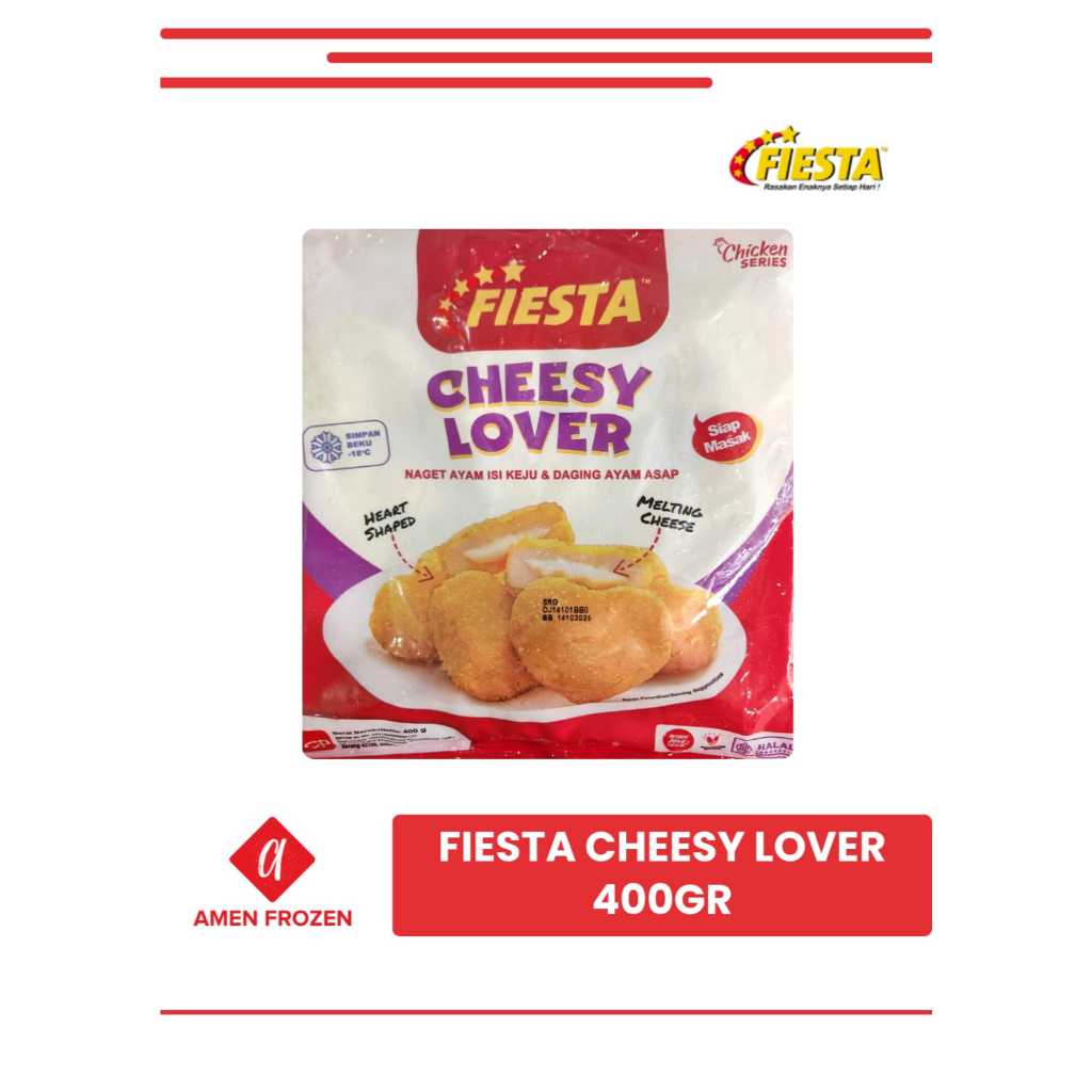 Jual FIESTA CHEESY LOVER 400g | Shopee Indonesia