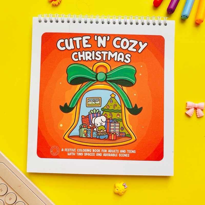 Jual Cute And Cozy Christmas Coloring Book - Buku Mewarnai Tema Natal ...