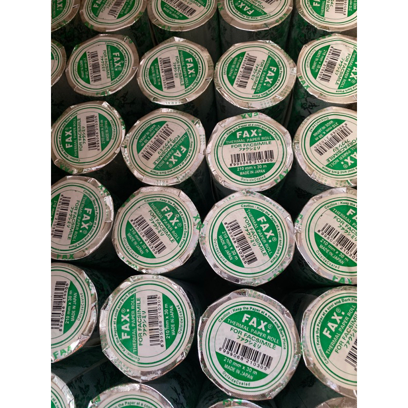 Jual KERTAS FAX 210 x 30 Meter Thermal Paper Roll Made in Japan ...