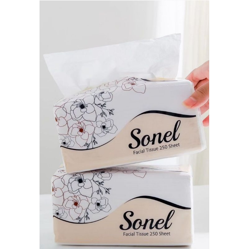 Jual TISU TISSUE SONEL FACIAL TISU 180 SHEET/ 250 SHEET | Shopee Indonesia