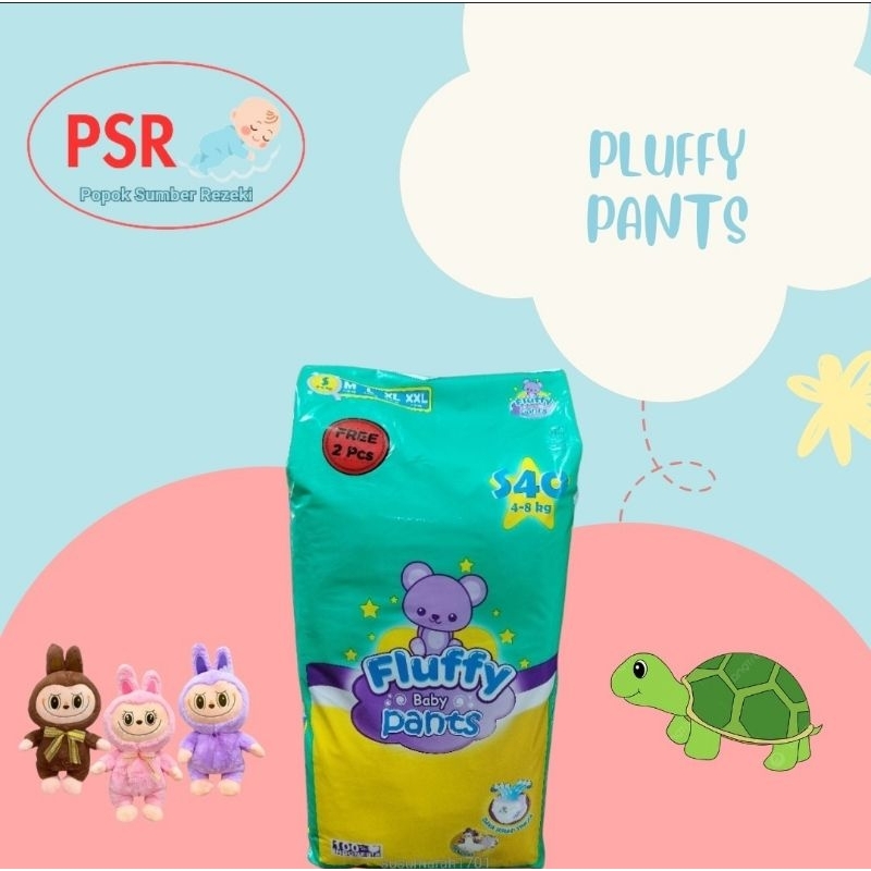 Jual popok fluffy celana ukuran s (Popok fluffy ukuran S40+2 diapers ...