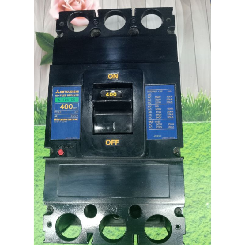 Jual MCCB Mitsubishi 3P NF400-CA/NF400-CS 400A | Shopee Indonesia