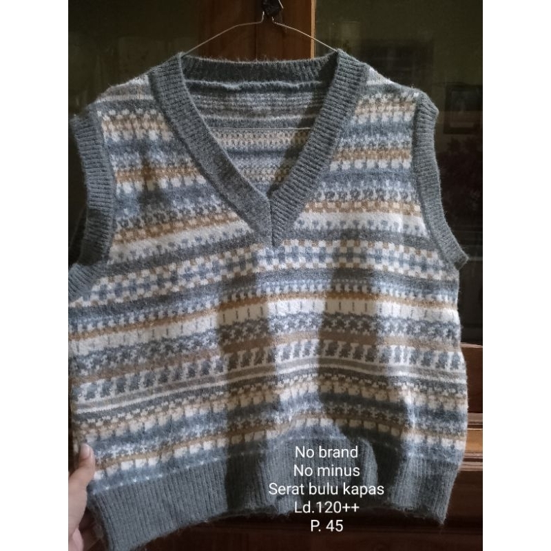 Jual vest rajut motif | Shopee Indonesia