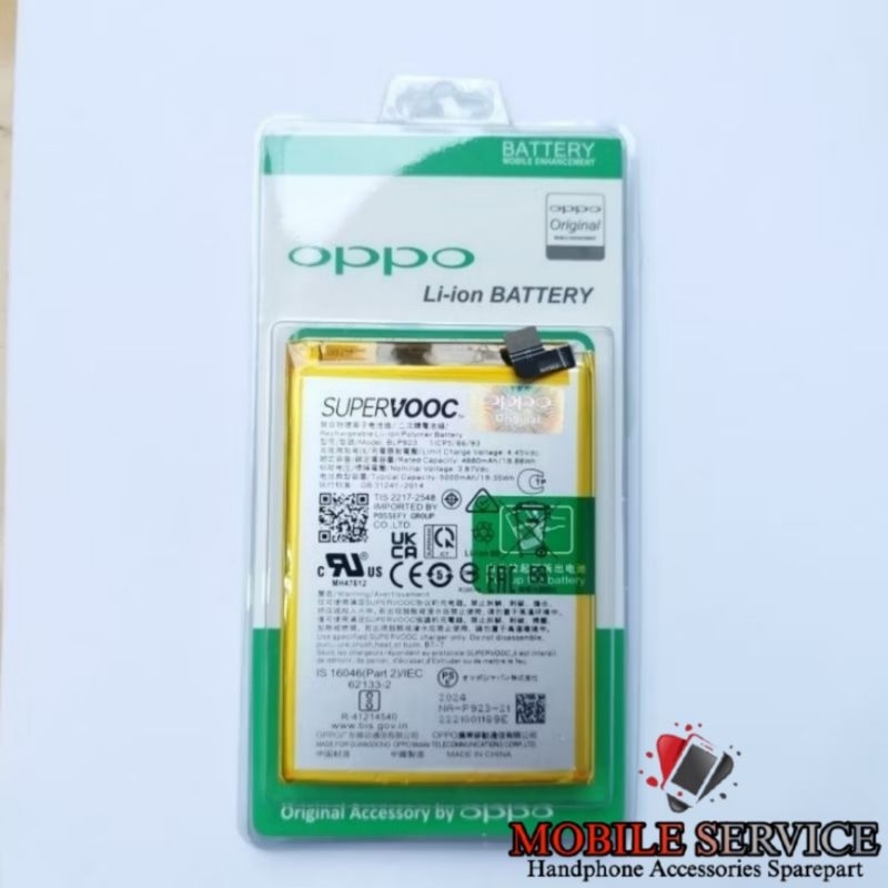 Jual BATERAI BATRE BATRAI BATTERY OPPO A57 2022 CPH2387 BLP923 5000 MAH ...