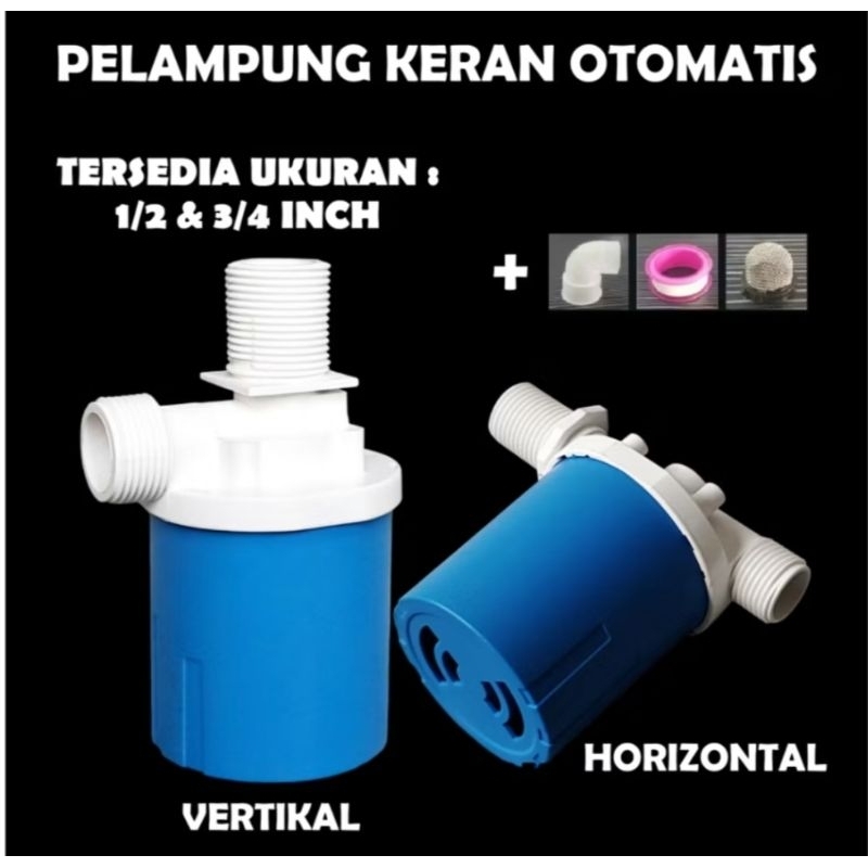 Jual Kran Otomatis Bak Mandi 3/4 Sensor Keran Tandon Air Pelampung ...