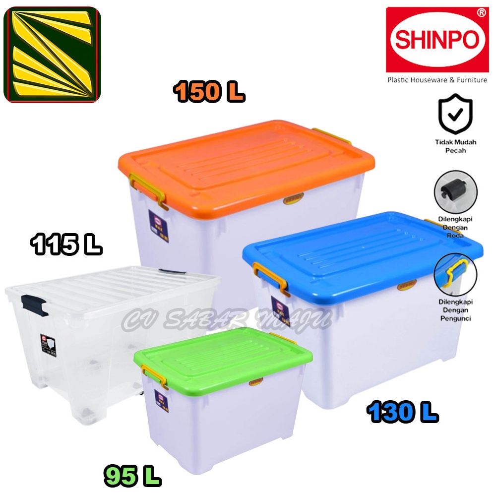 Jual Terbaik Shinpo Box Container Plastik Kotak Penyimpanan serbaguna ...