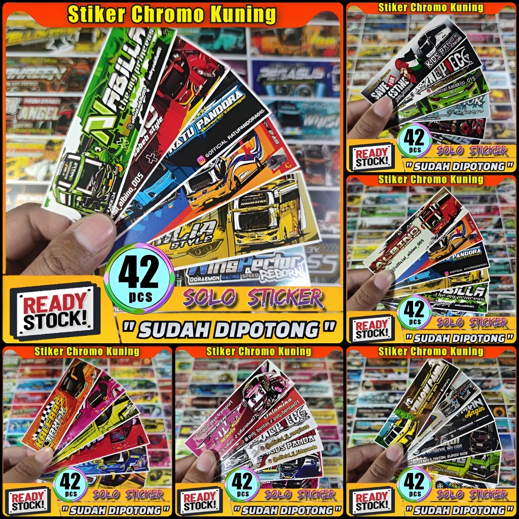 Jual Stiker Bus Panjang Stiker TCI Mobil Basuri Sticker Bis Isi 42pc ...