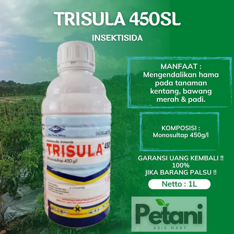Jual TRISULA 450SL 1LITER INSEKTISIDA SISTEMIK PENGENDALI HAMA PADA ...
