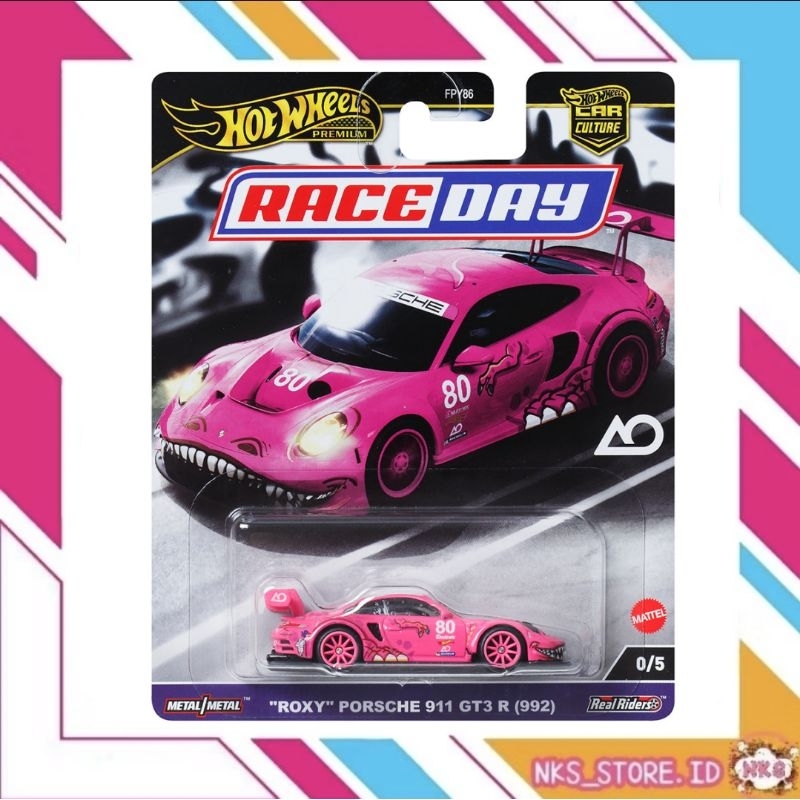 Jual Hot wheels Race Day "Roxy" Porsche 911 GT3 R Pink Hotwheels ...