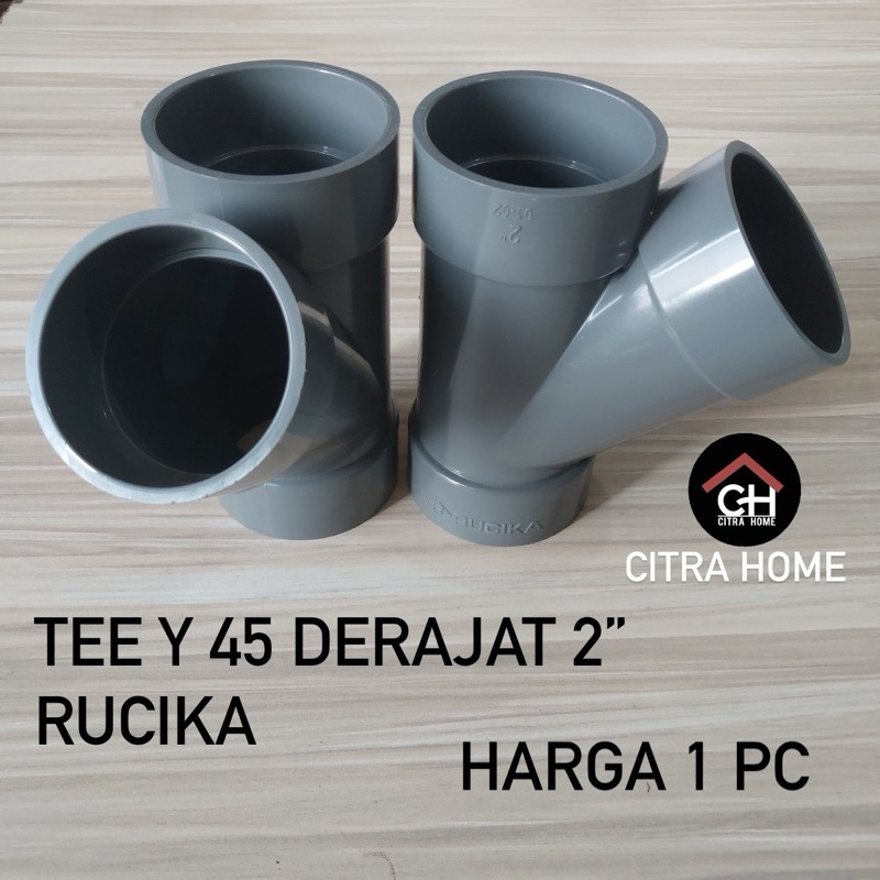 Jual Rucika Tee Y 45 Derajat 2 Inch | Shopee Indonesia