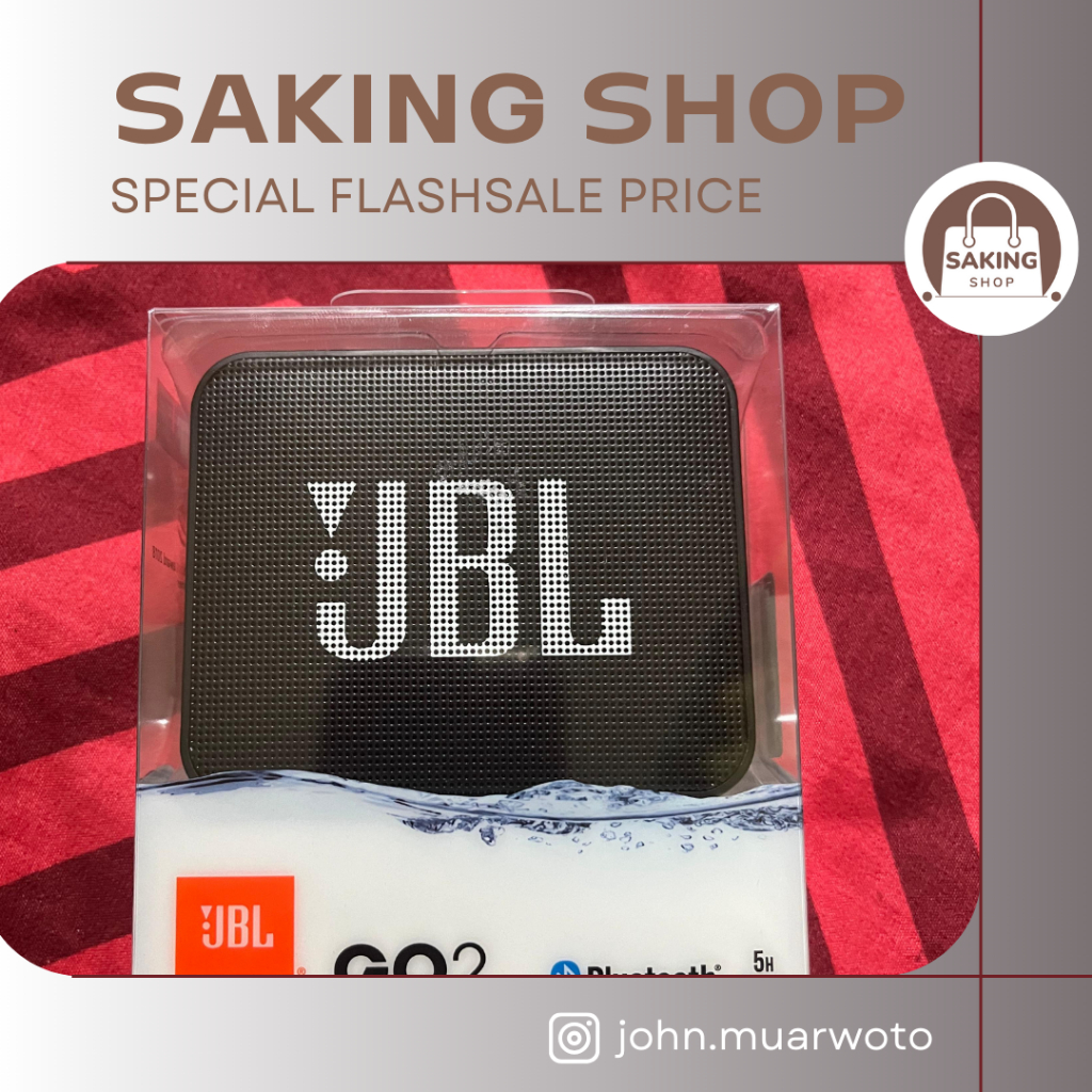 Jual JBL Go 2 Portable Bluetooth Speaker Garansi Resmi | Shopee Indonesia