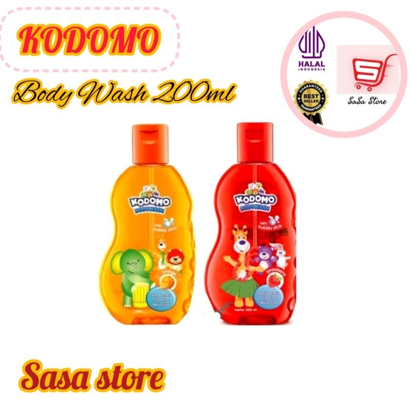 Jual KODOMO Body Wash BODY WASH Gel Botol isi 200 ML 200ML | Shopee Indonesia